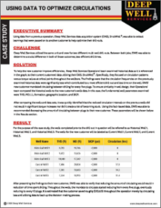 Case Studies / White Papers - Deep Well Services